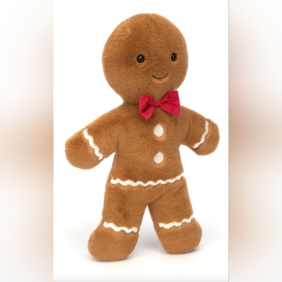 Jellycat | Toys | Jellycat Jolly Gingerbread Fred Soft Plsh 7x2 Nwt ...